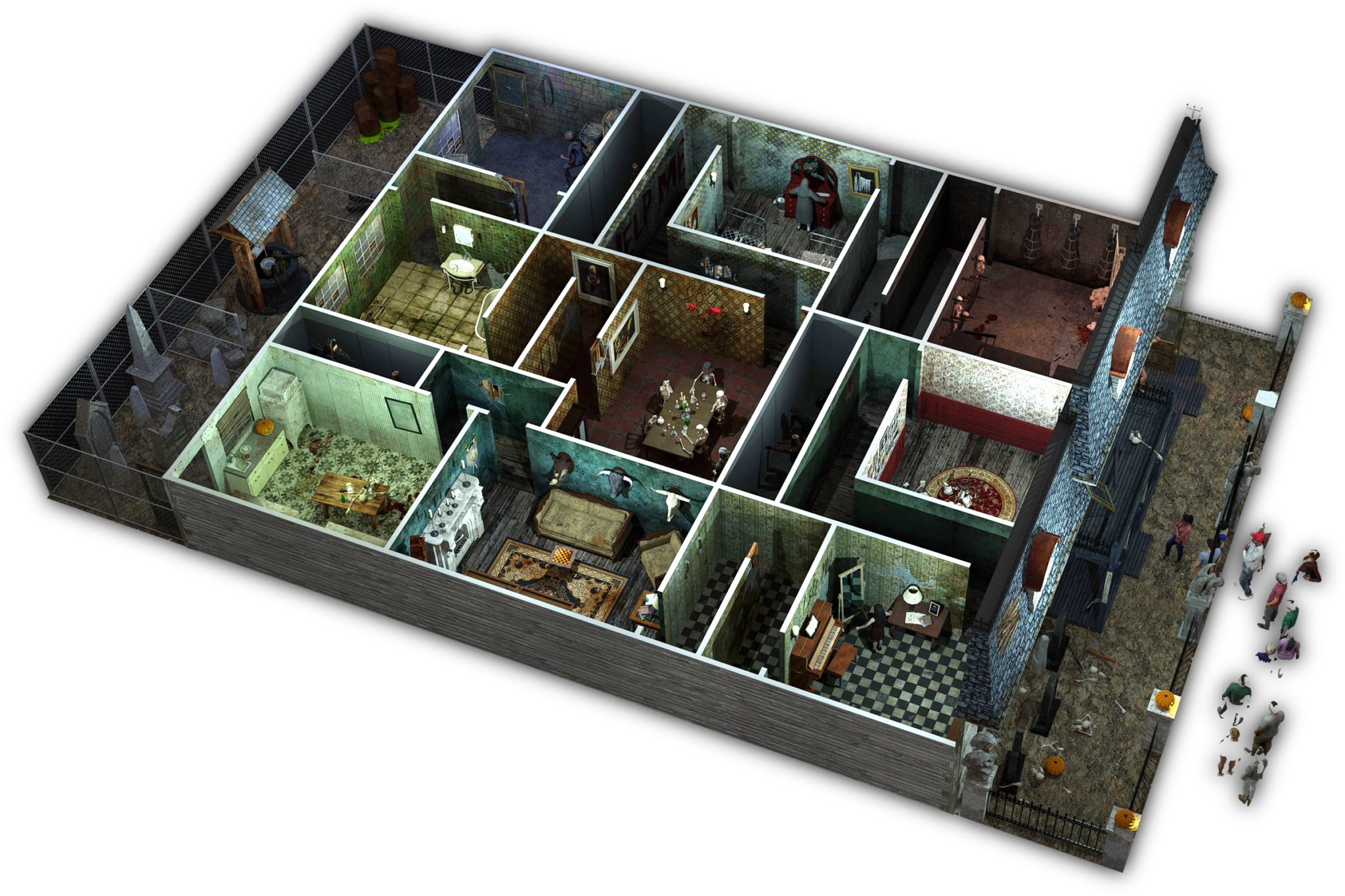 Haunted House Designers & Builders - Blacklight Attractions